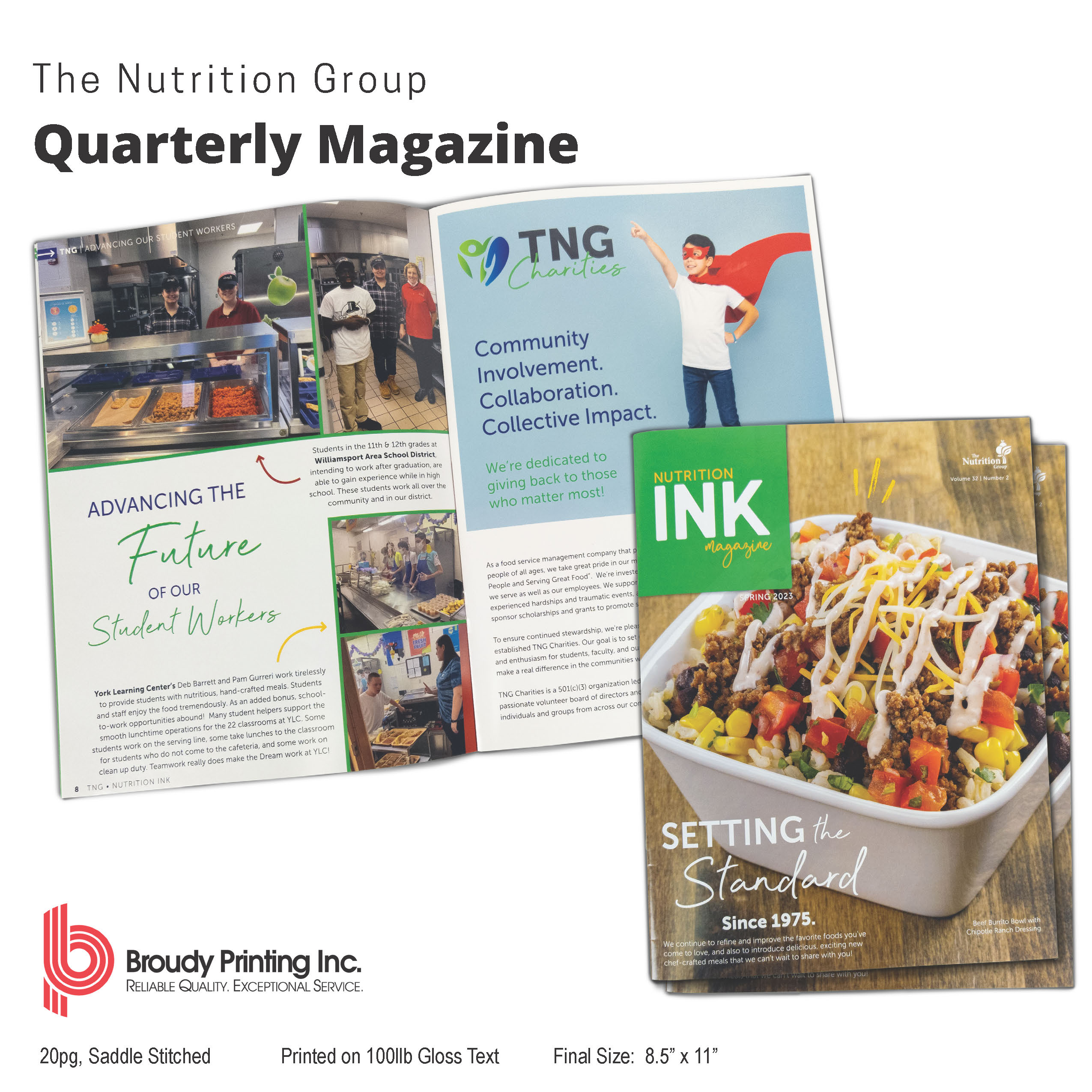 The Nutrition Group Quarterly Magazine - Broudy Printing Inc.